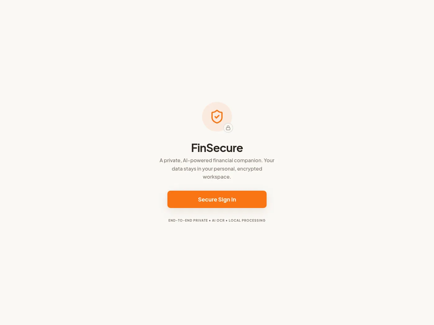 Private Finance Tracker