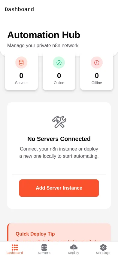 Private n8n Automation Hub