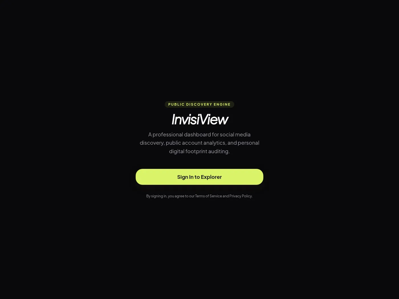 InvisiView Explorer