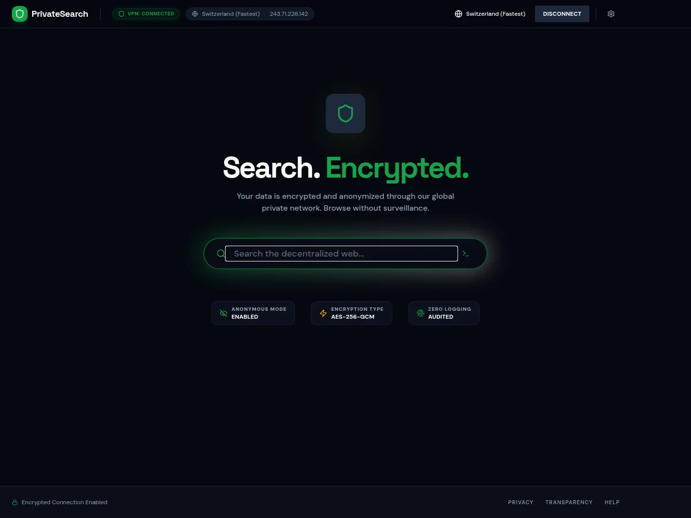 PrivateSearch VPN