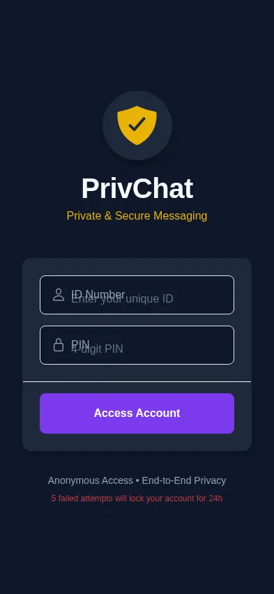 PrivChat Earnings App