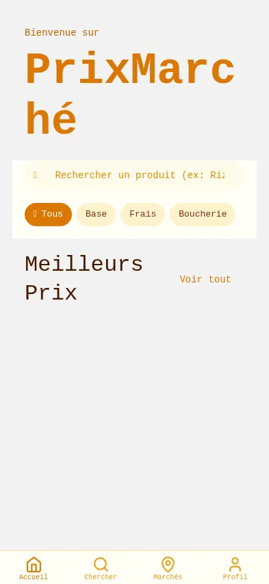 PrixMarché Comparateur