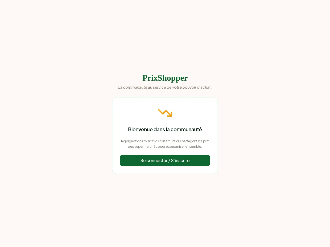 PrixShopper Communauté