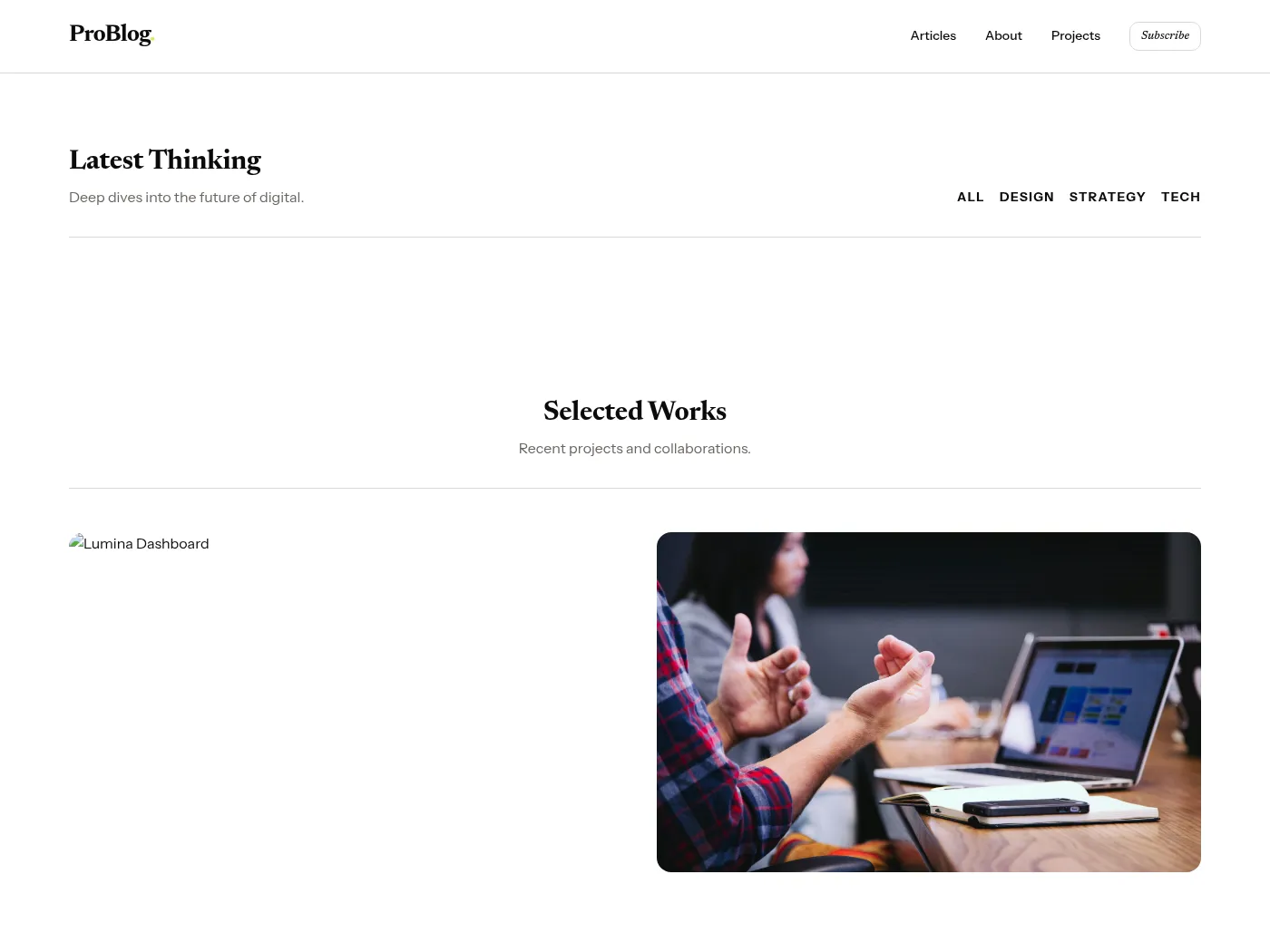 ProBlog Portfolio