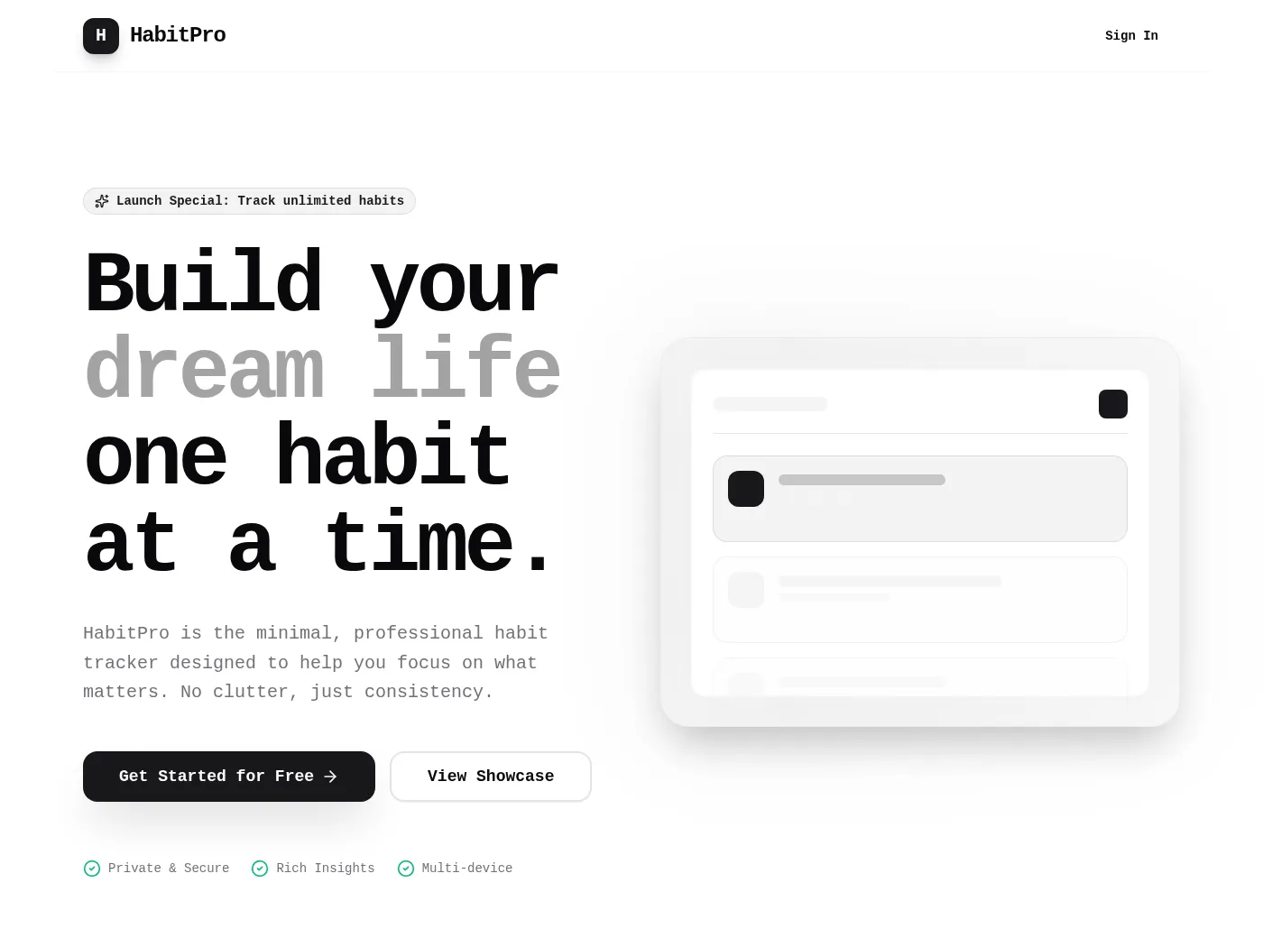 Daily Habits Pro