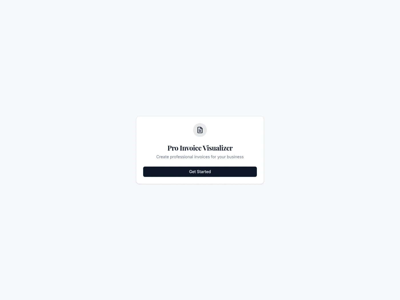 Pro Invoice Visualizer