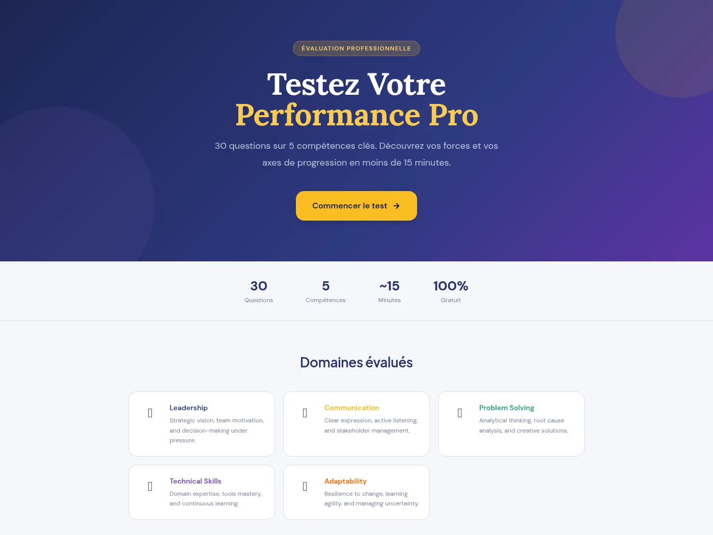 Pro Performance Test