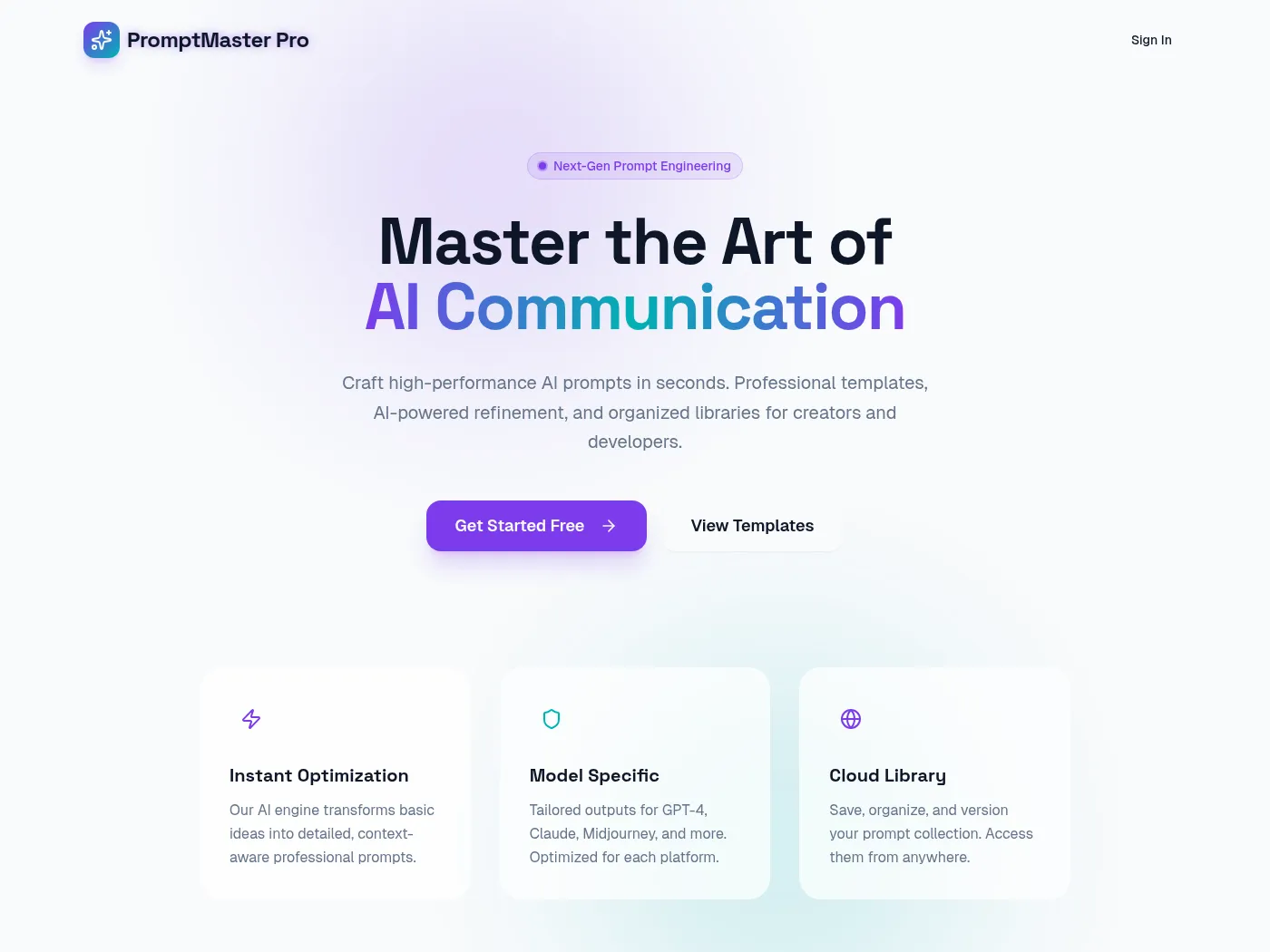 PromptMaster Pro