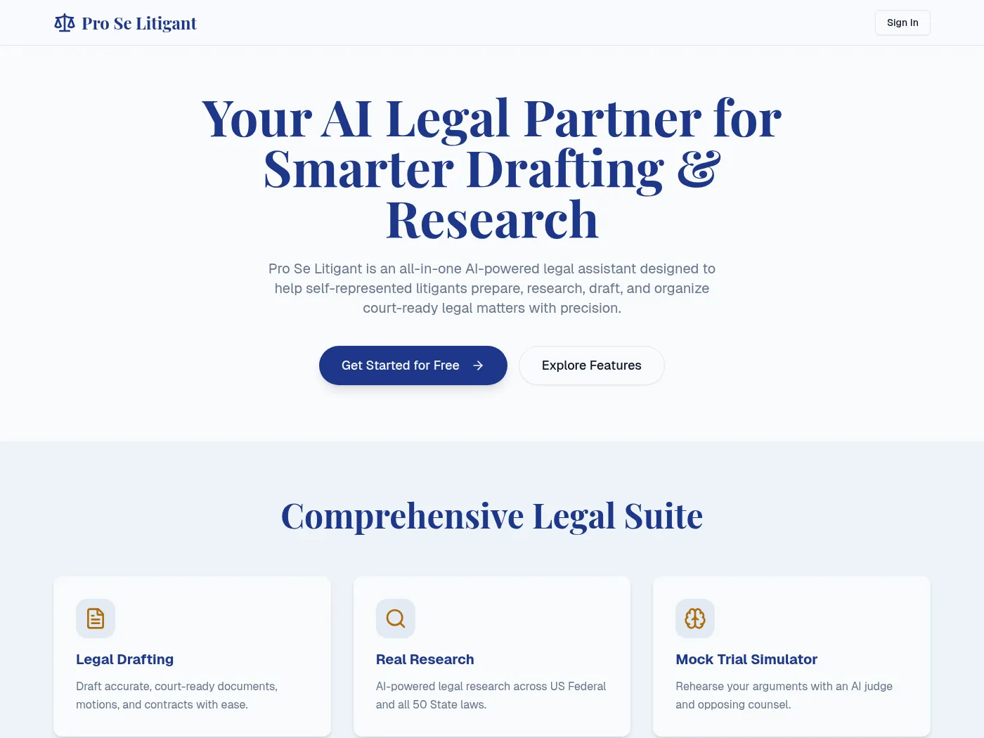 Pro Se Litigant AI Suite