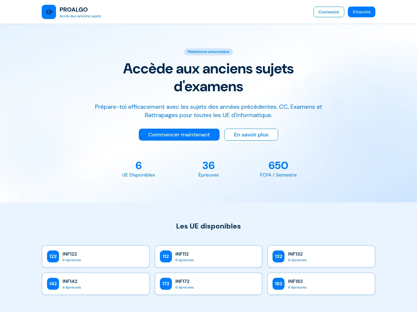 ProAlgo Student Access