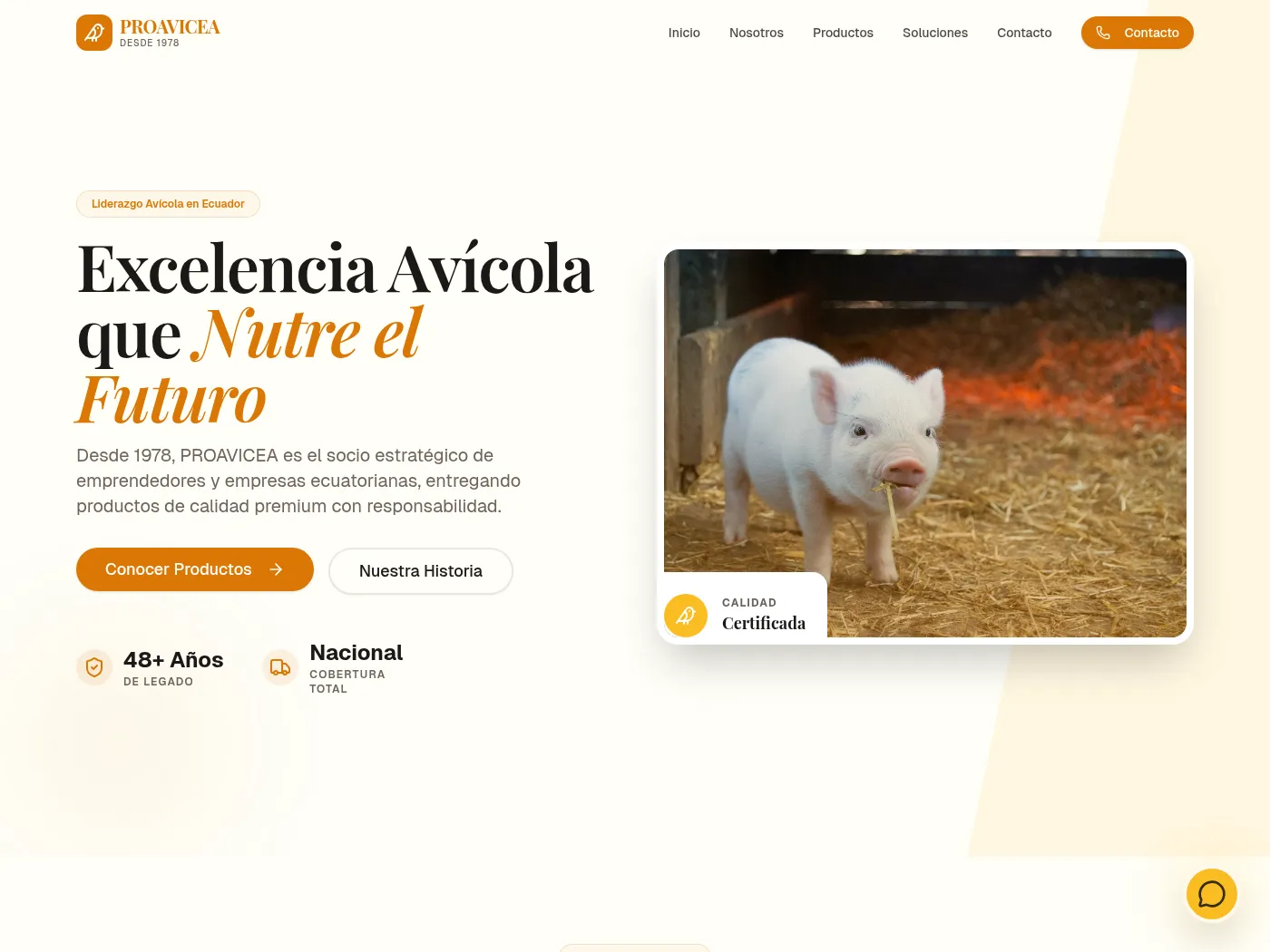 PROAVICEA Company Web