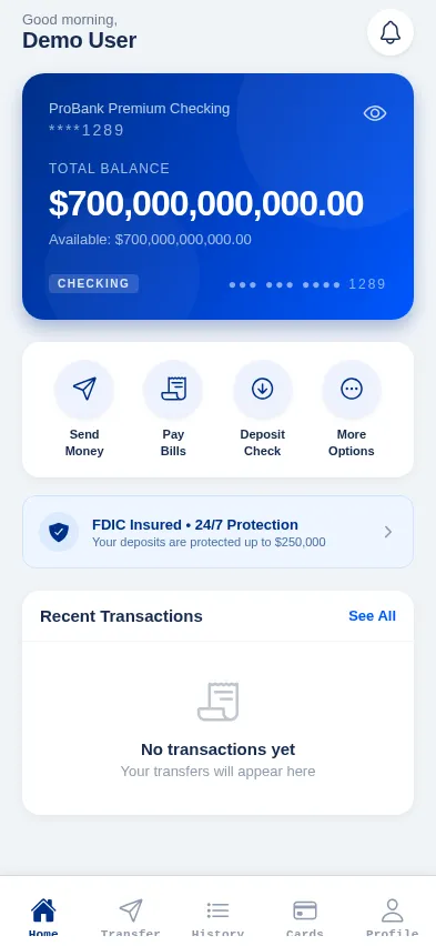 ProBank Simulator
