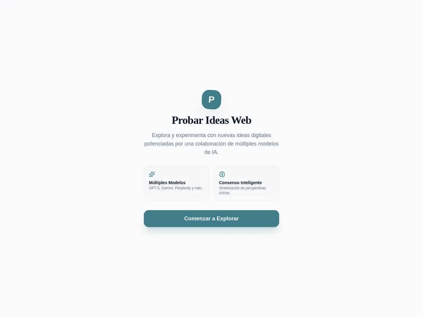 Probar Ideas Web