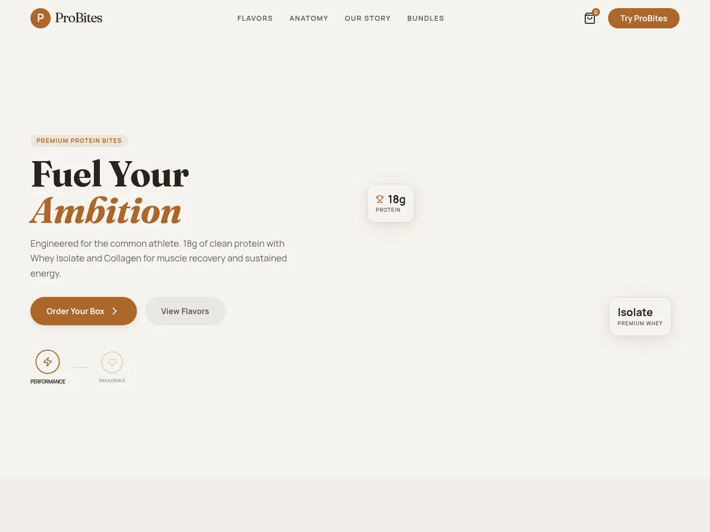 ProBites Wow Website