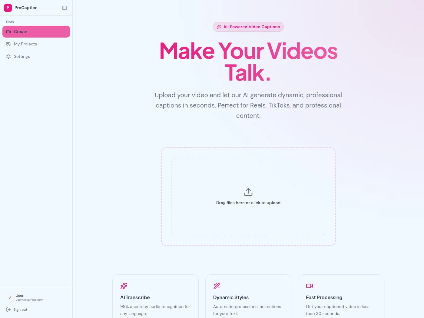 ProCaption Video Maker