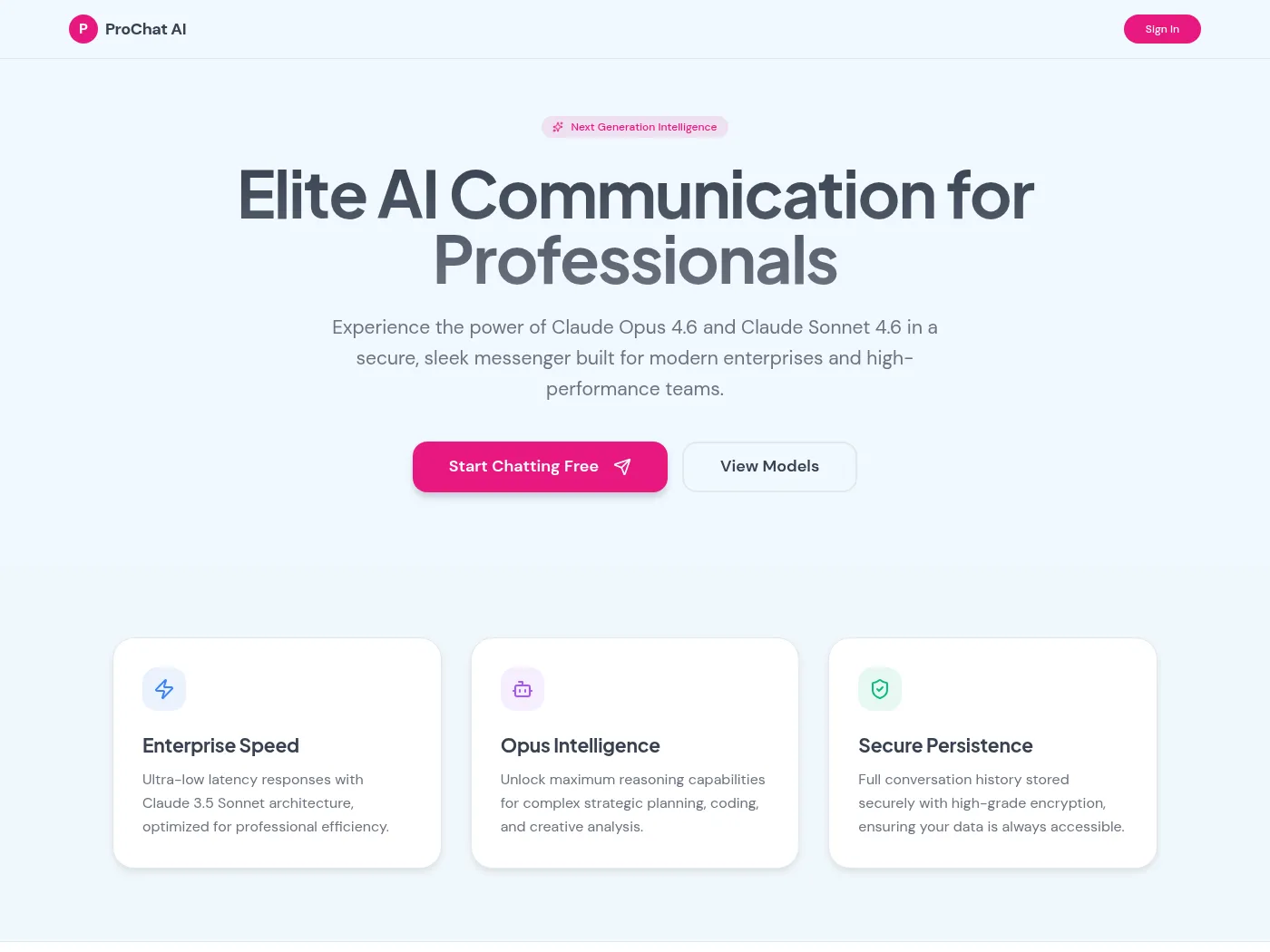 ProChat AI Messenger