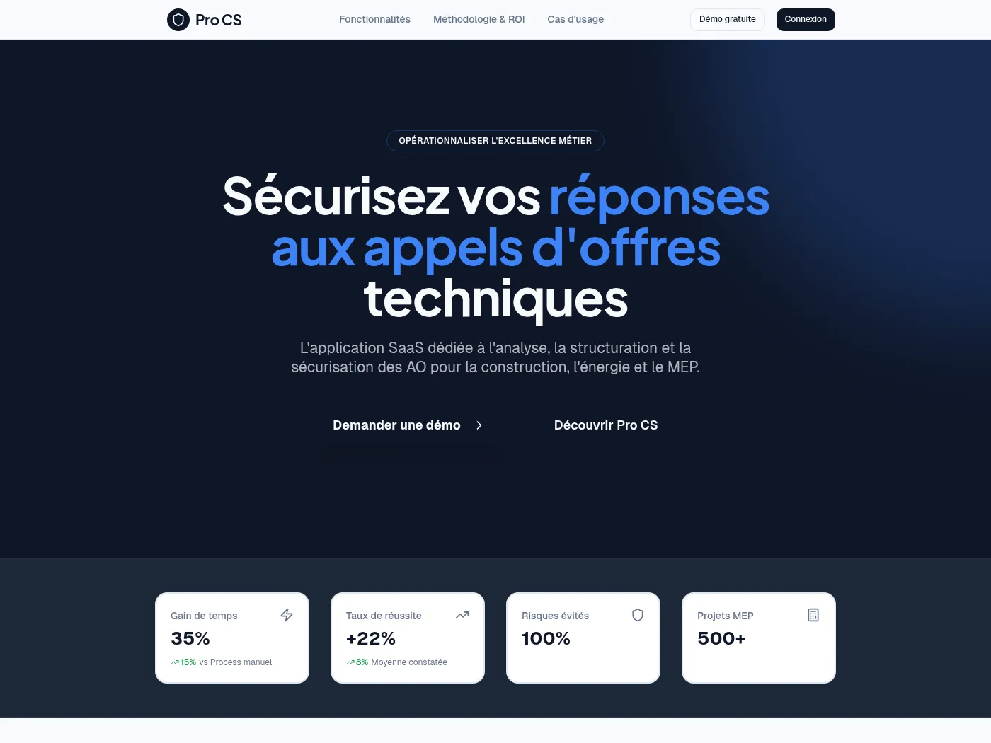 Pro CS SaaS Website
