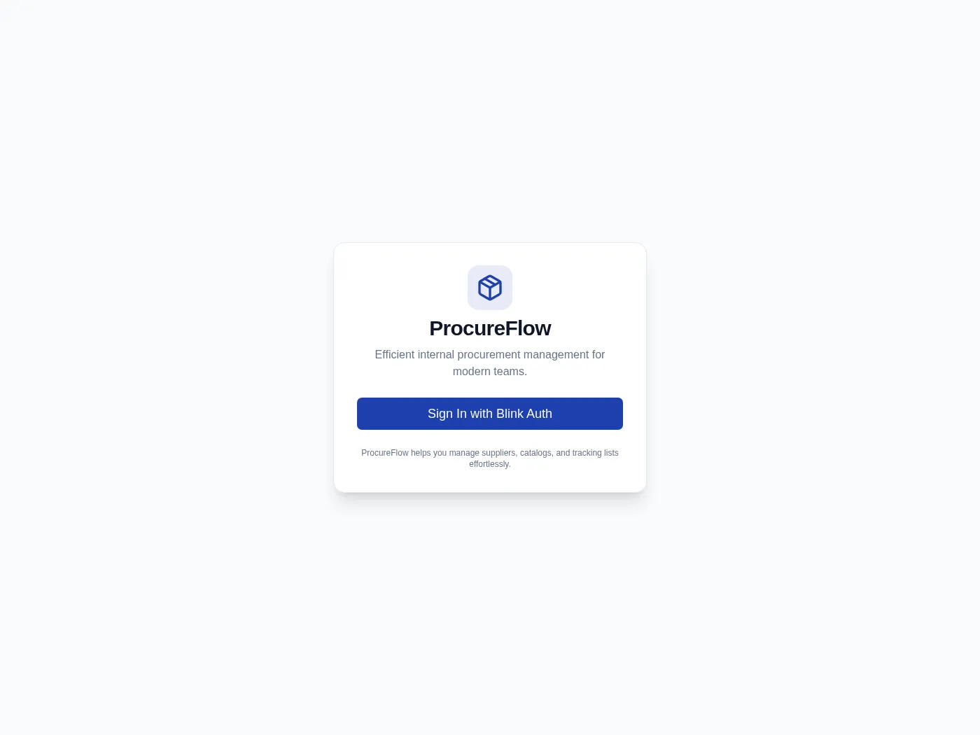 ProcureFlow