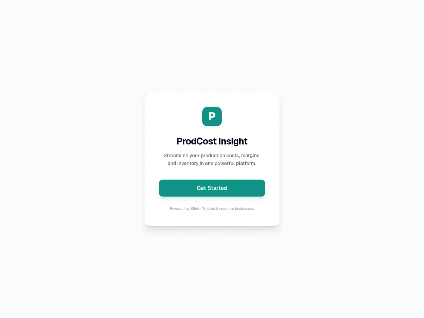ProdCost Insight