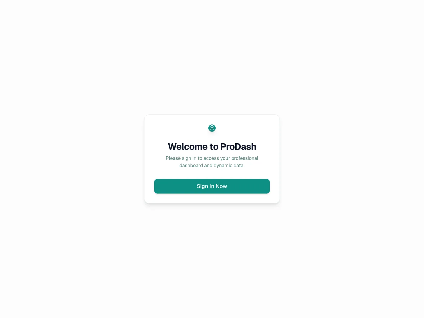 ProDash Web Dashboard