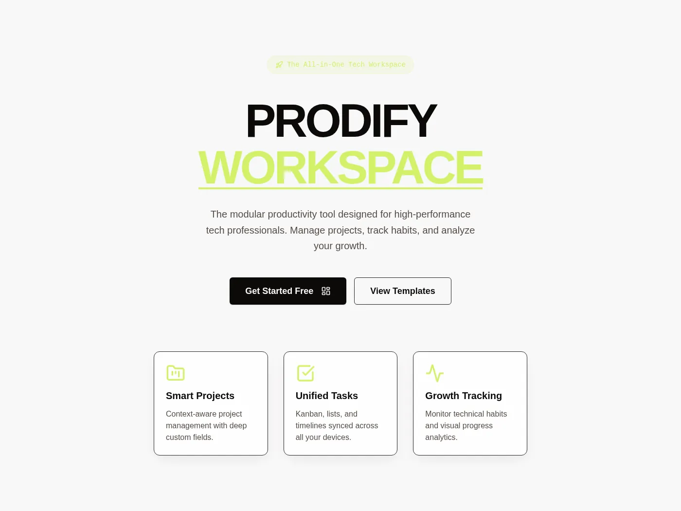 Prodify Workspace