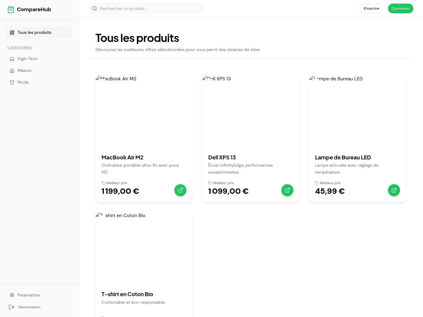 Product Compare Hub
