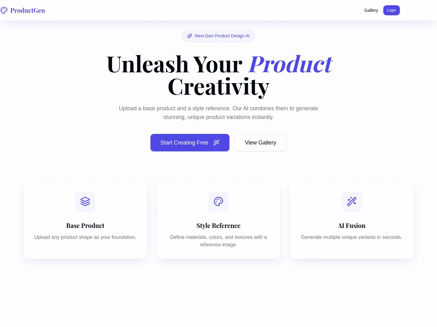 Creative Product Generator