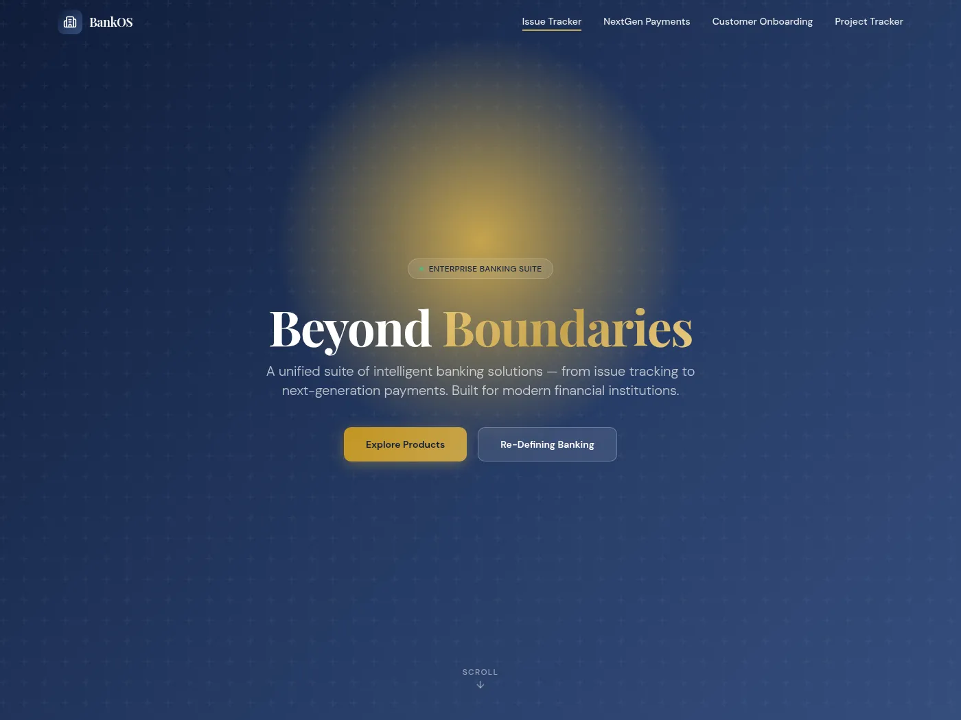 Product Showcase Landing