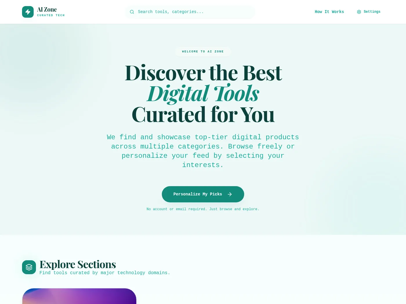 Product Picks Platform
