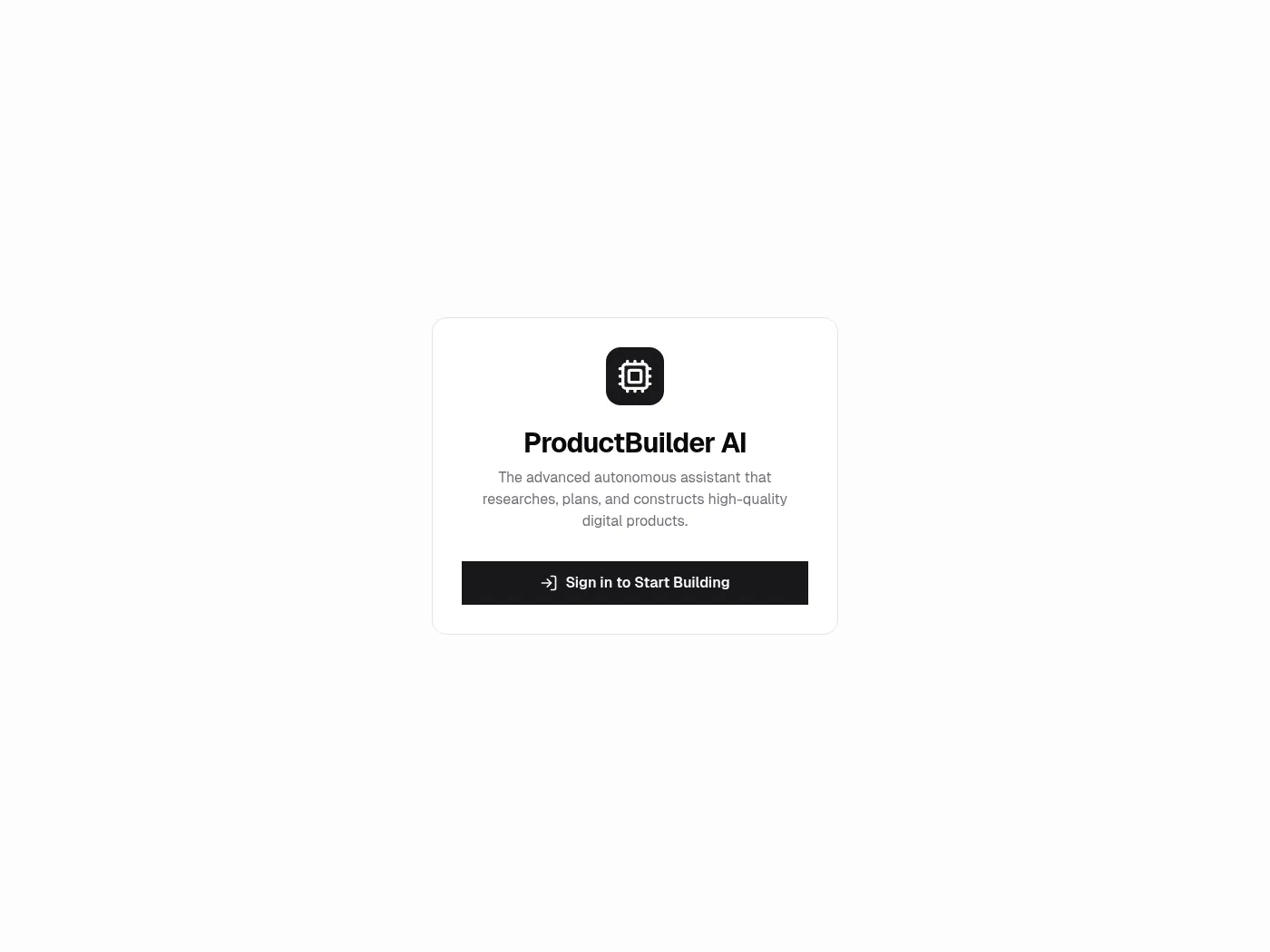 ProductBuilder AI Agent
