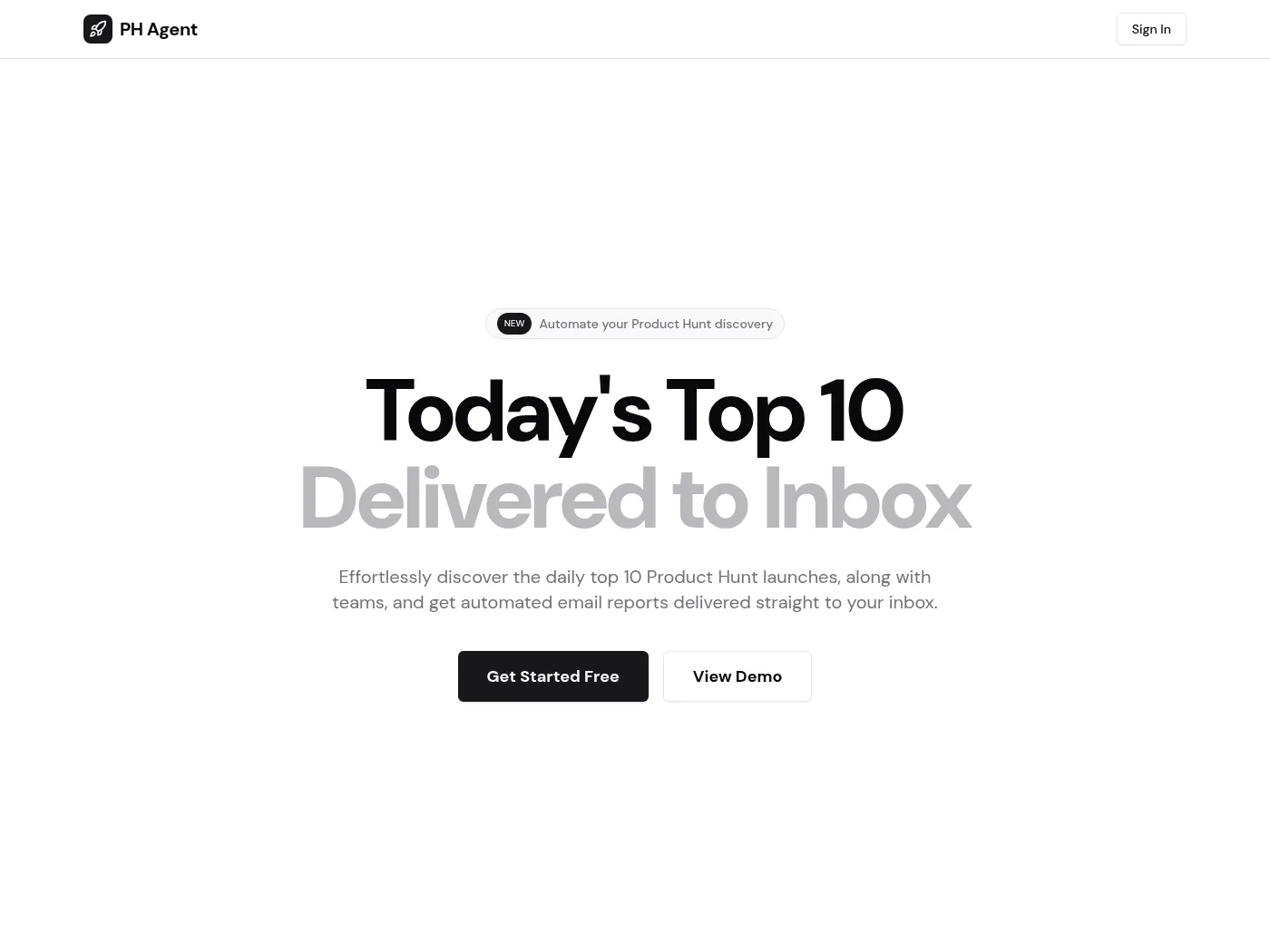 Product Hunt Agent