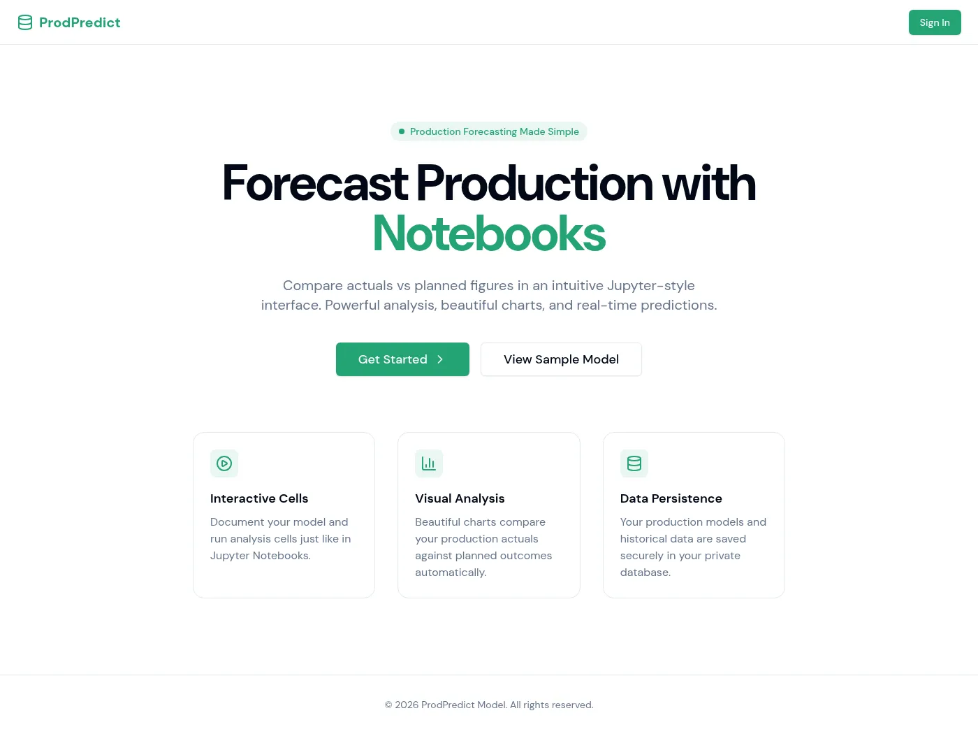 ProdPredict Model