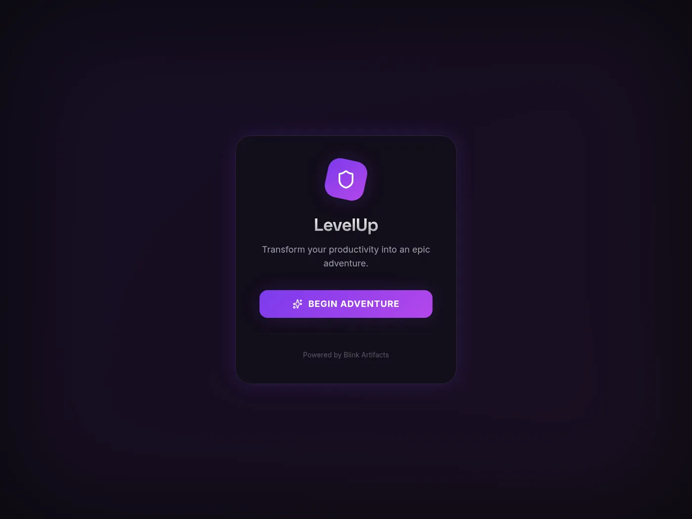 Gamified Productivity Hub