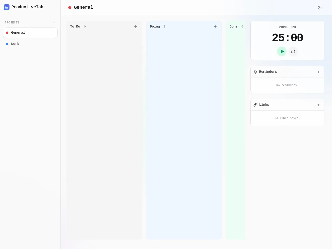 ProductiveTab Extension
