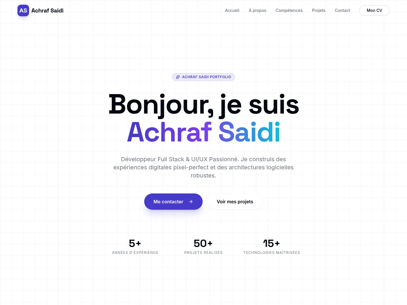 Achraf Saidi Portfolio