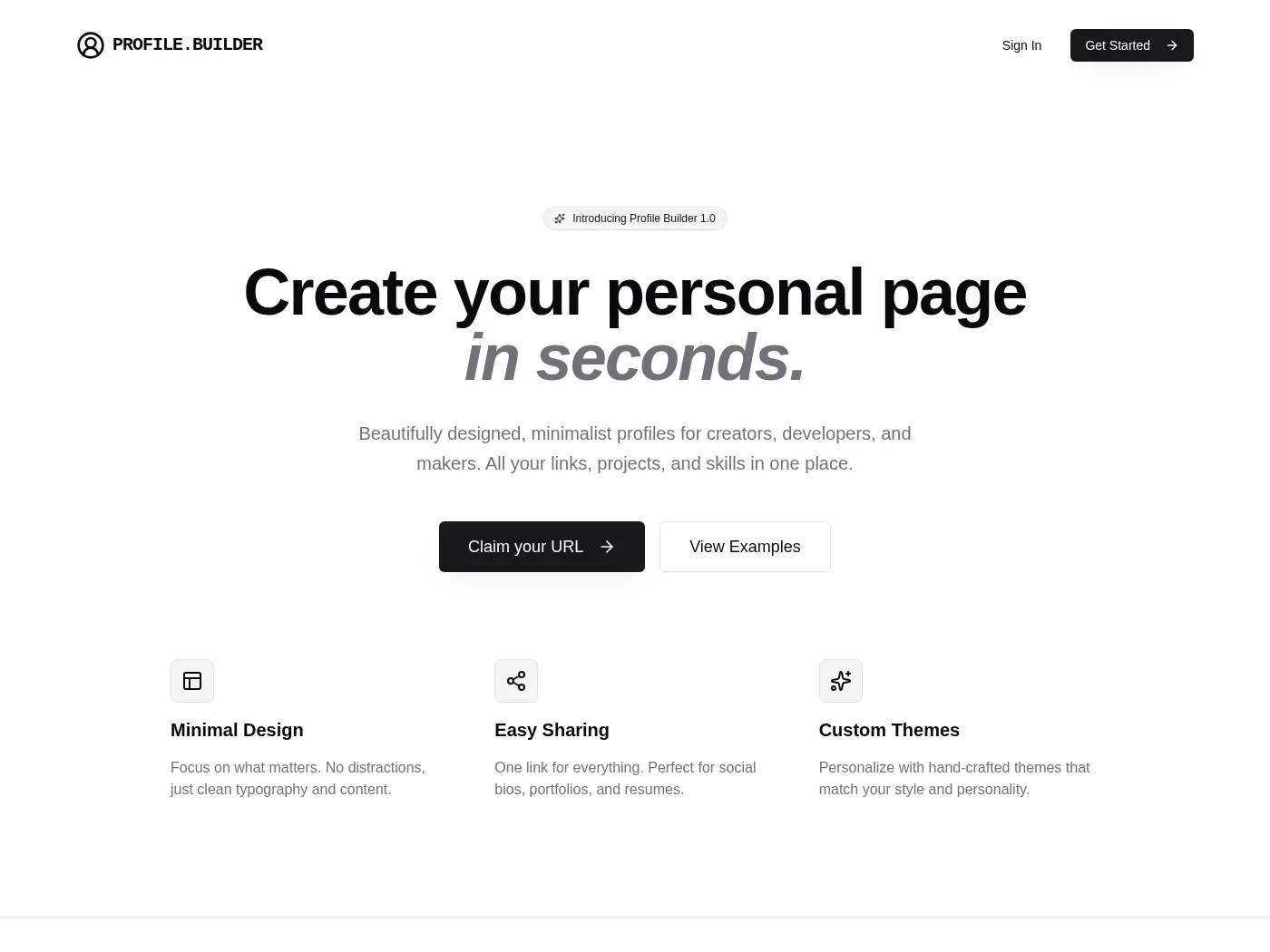 Profile Builder