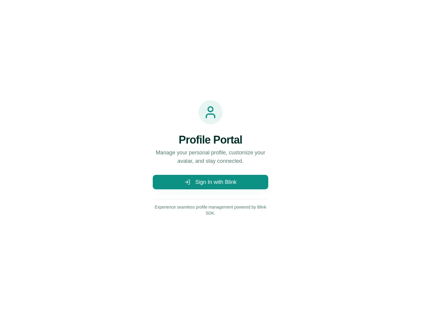 Profile Edit Portal