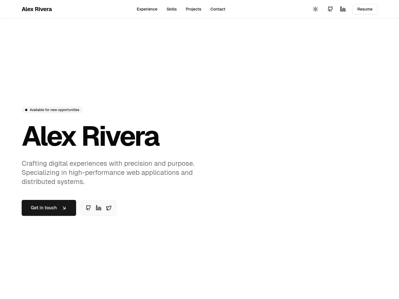 Profolio Webpage