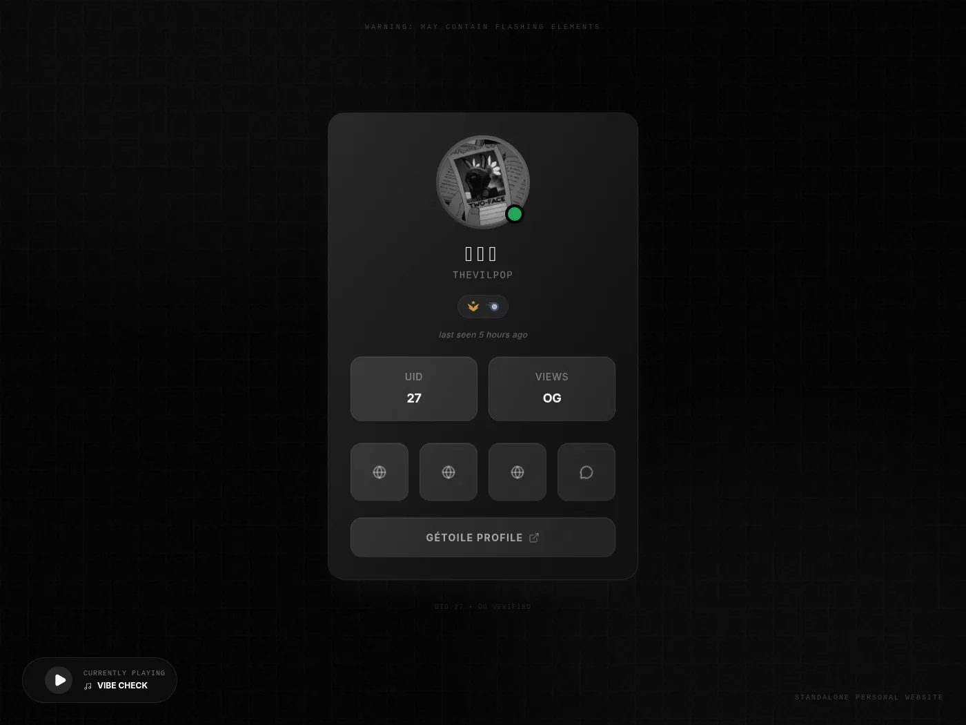 Custom Profile Showcase