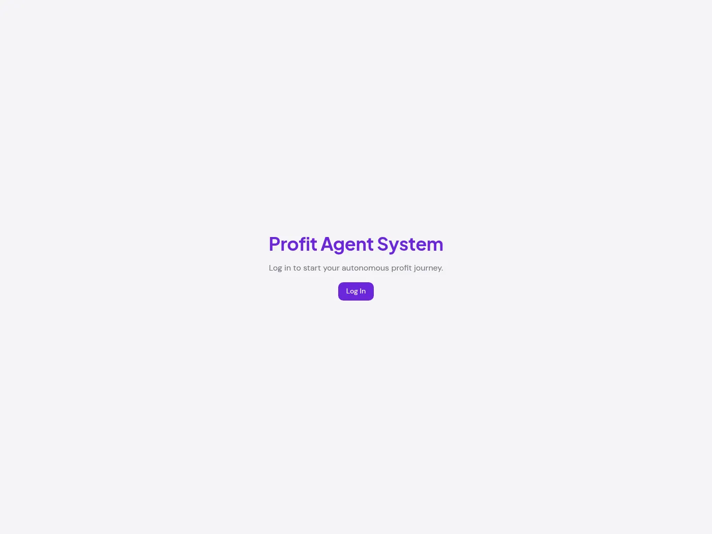 Profit Agent System