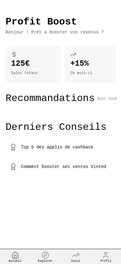 Profit Boost App