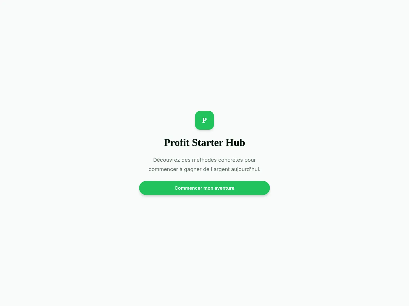 Profit Starter Hub