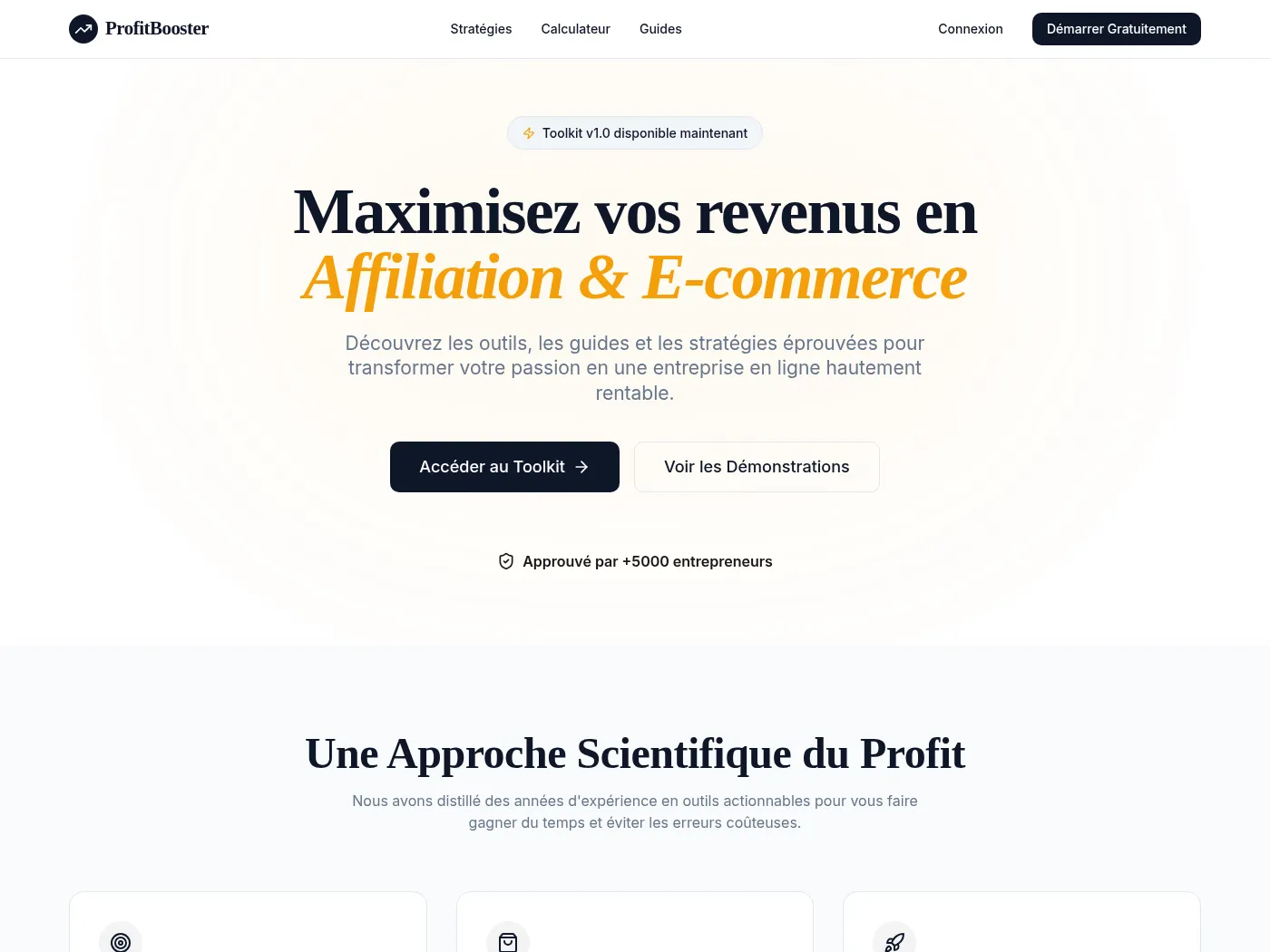 Profit Booster Toolkit