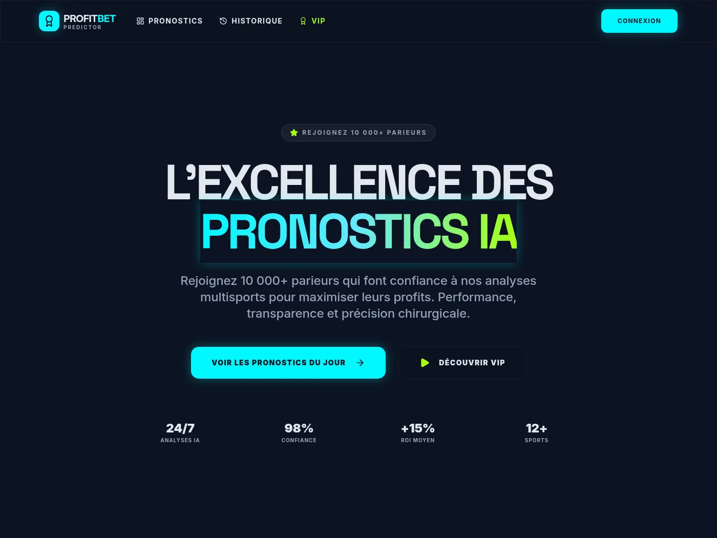 ProfitBet Predictor