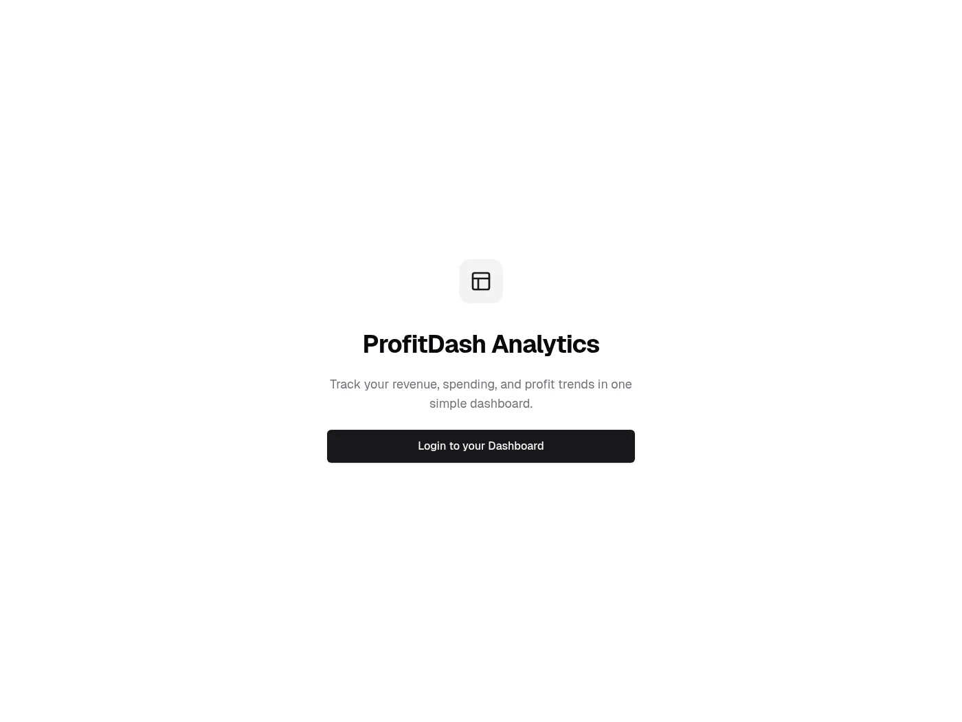 ProfitDash Analytics