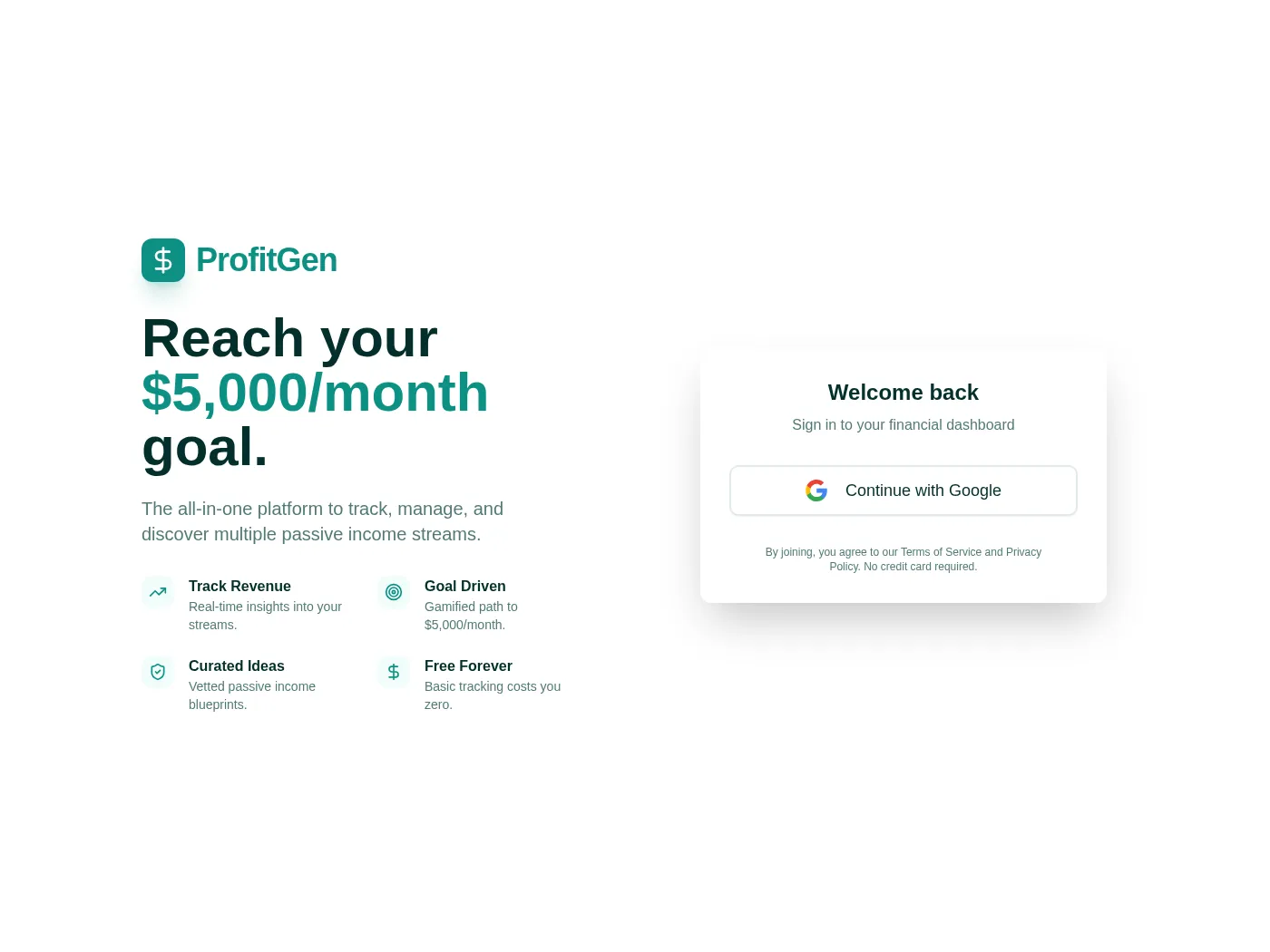 ProfitGen App