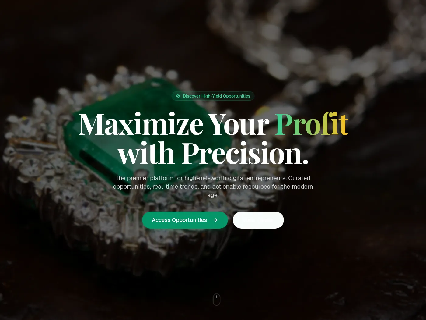 ProfitMax Web Platform