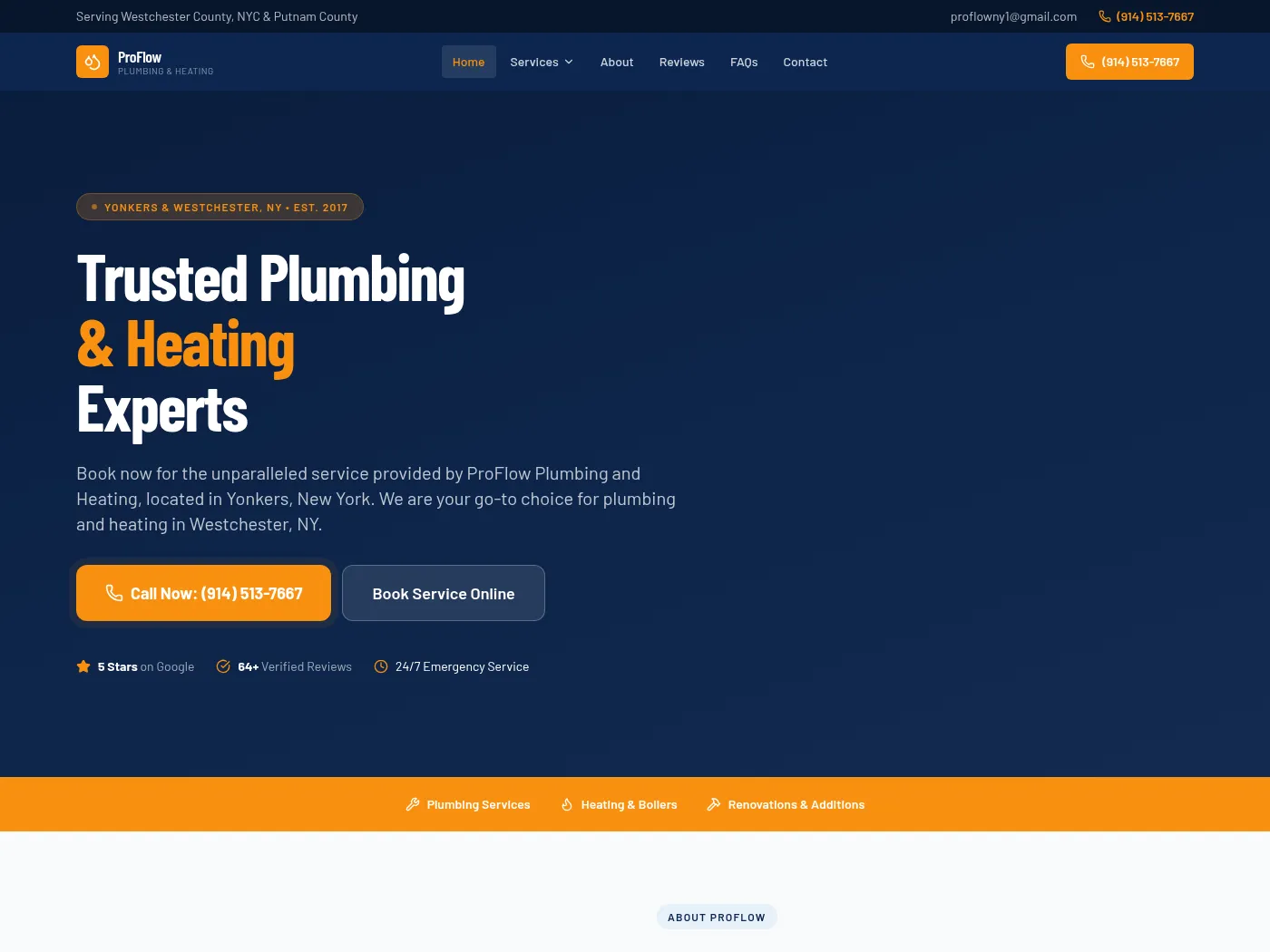 ProFlow Plumbing Web Revamp