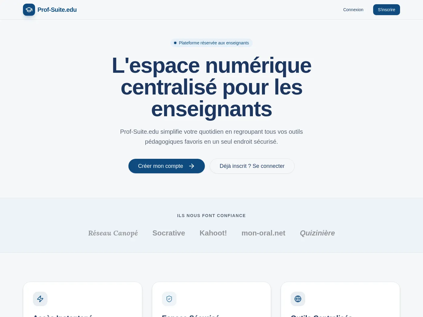 Prof-Suite.edu Portal