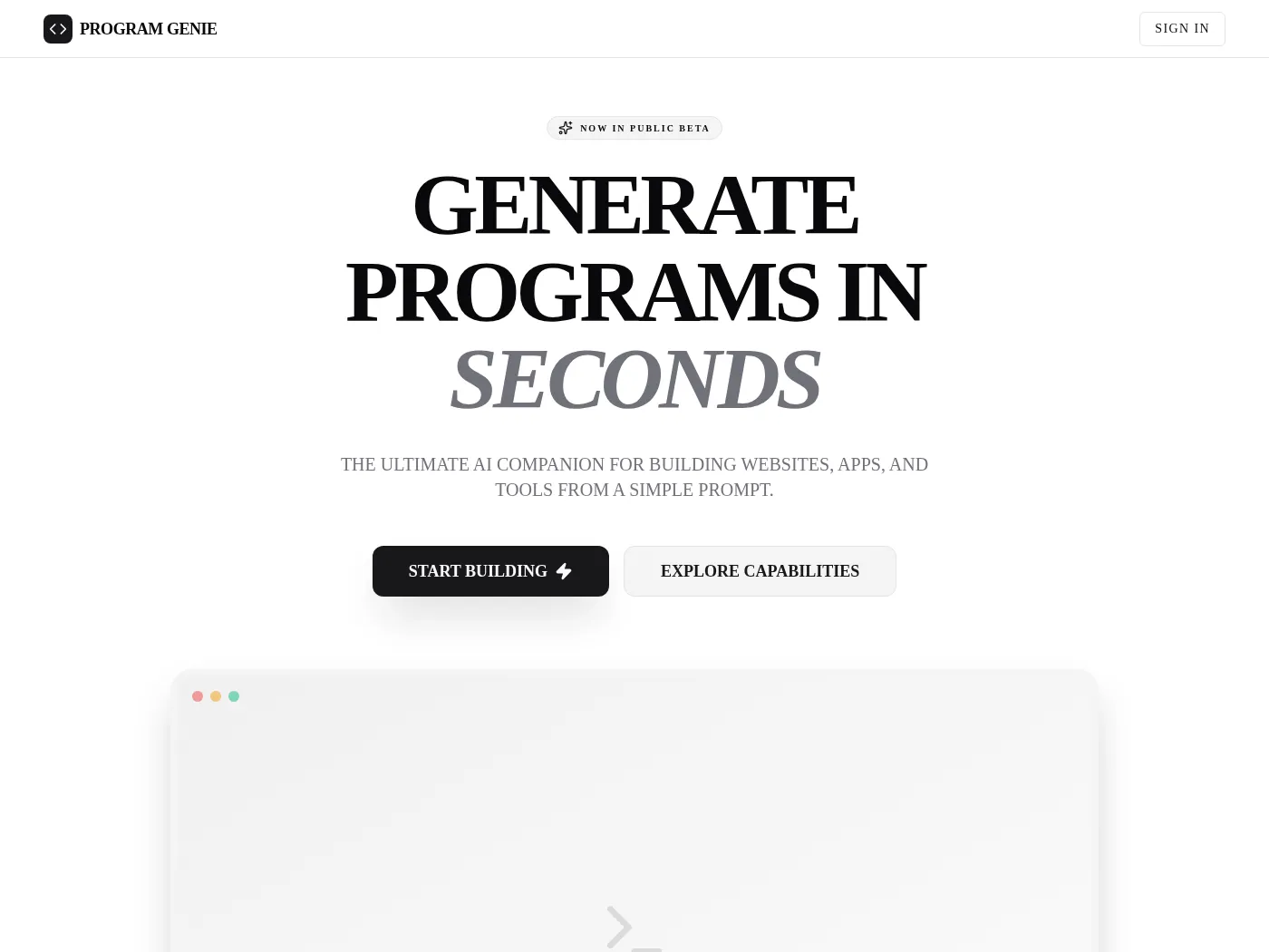 Program Genie